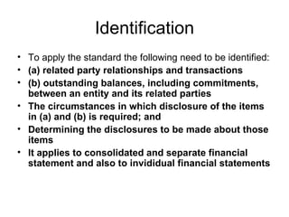 Related party disclosures ias 24 | PPT
