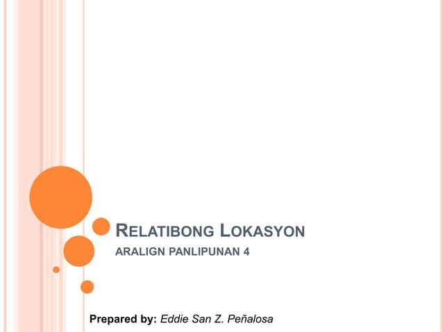 Relatibong Lokasyon | PPTX