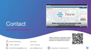 Gebiedsinformatiemodel (GIM) van Tauw | PPTX