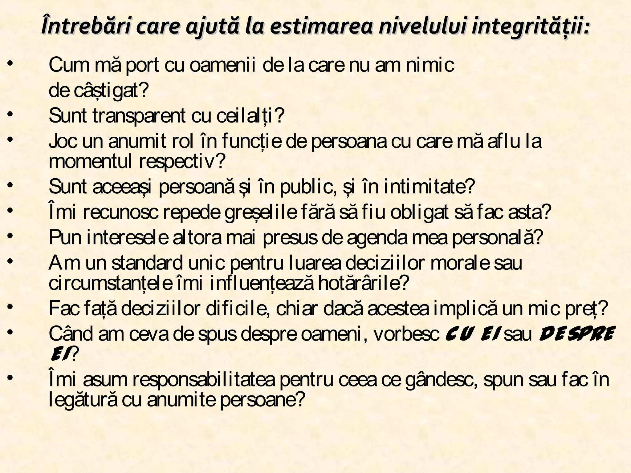 Relatii interpersonale - 2 | PPS