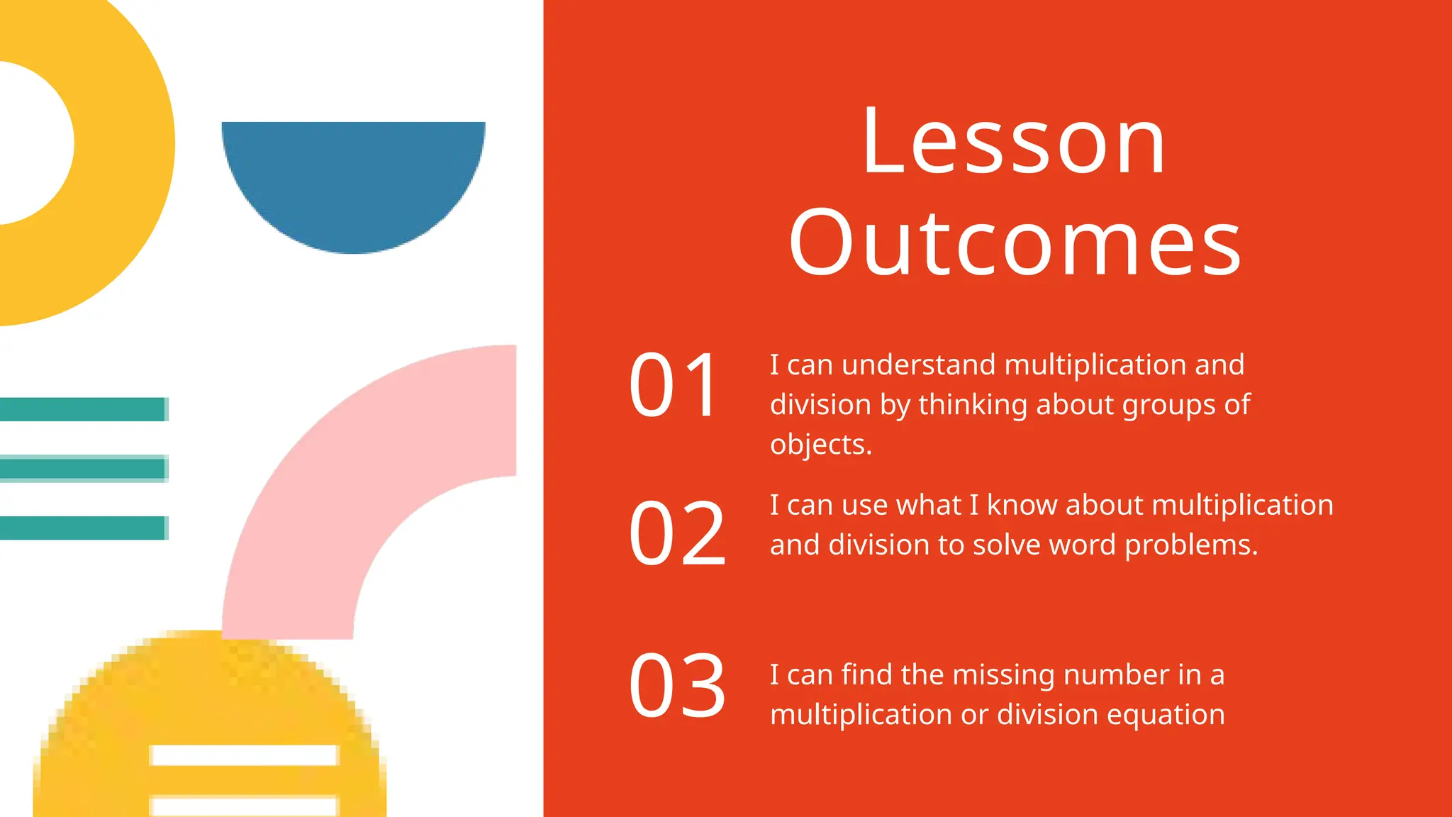 Relating Multiplication and Division Educational Presentation in Blue ...