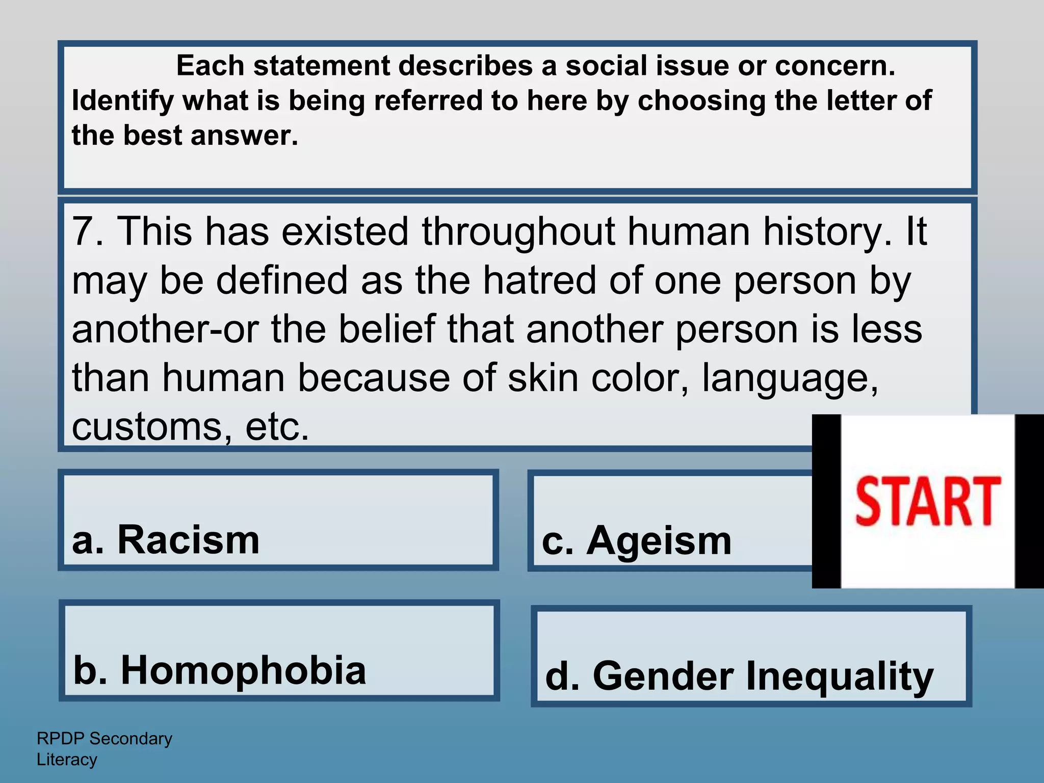 relating text content to social issues_1.ppt