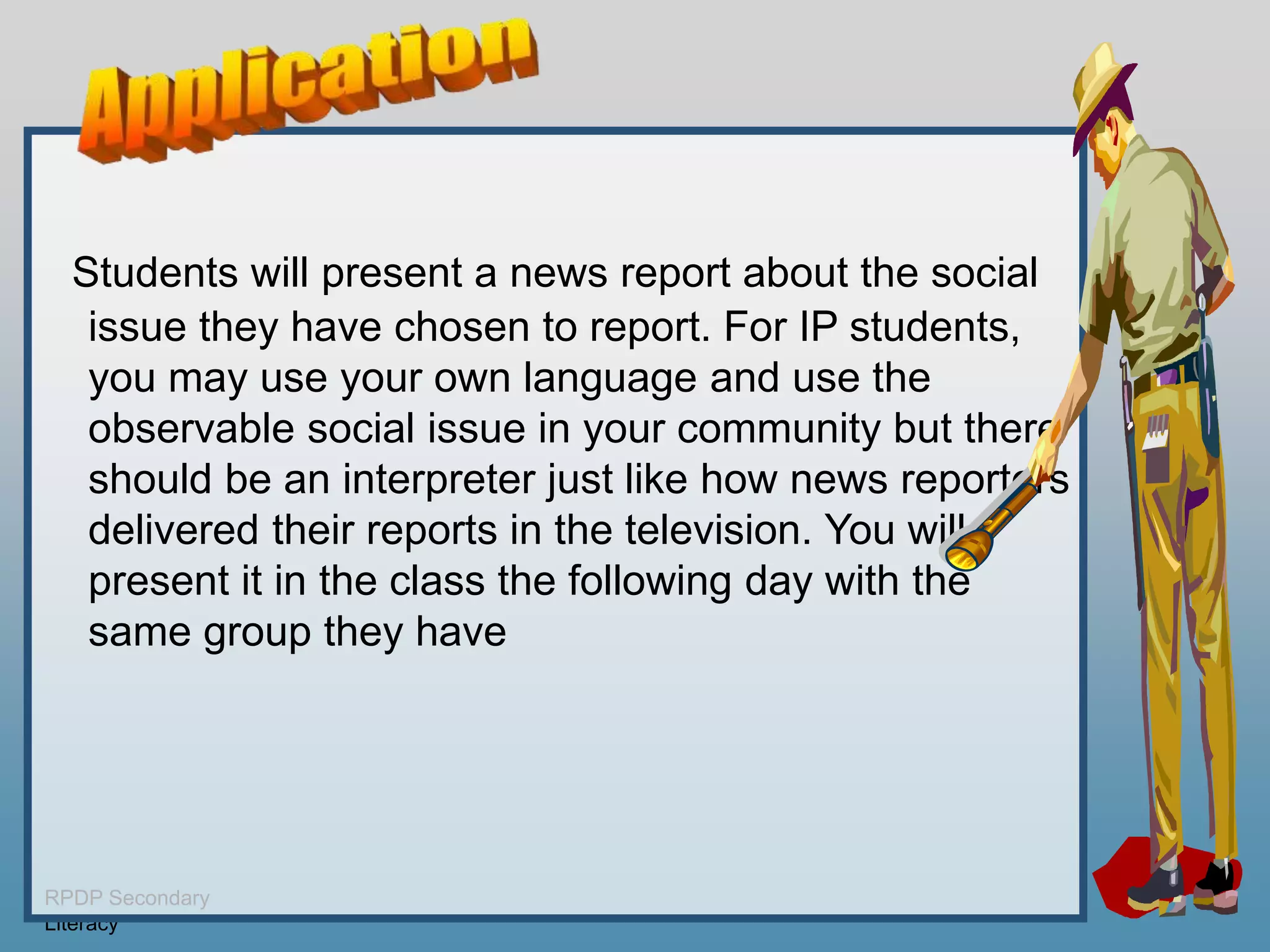 relating text content to social issues_1.ppt