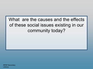 relating text content to social issues_1.ppt