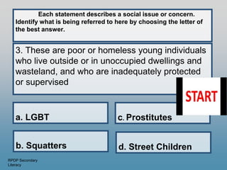 relating text content to social issues_1.ppt