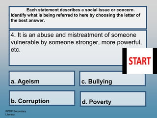 relating text content to social issues_1.ppt