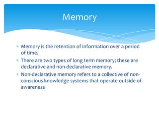 Relational learning and amnesia | PPTX | Brain and Nervous System ...