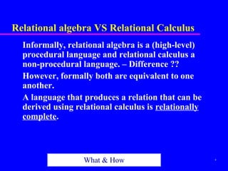 Relational algebra-and-relational-calculus | PPT