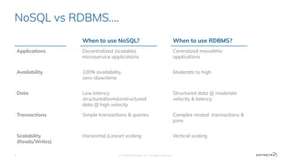 Slides: Relational to NoSQL Migration | PPT