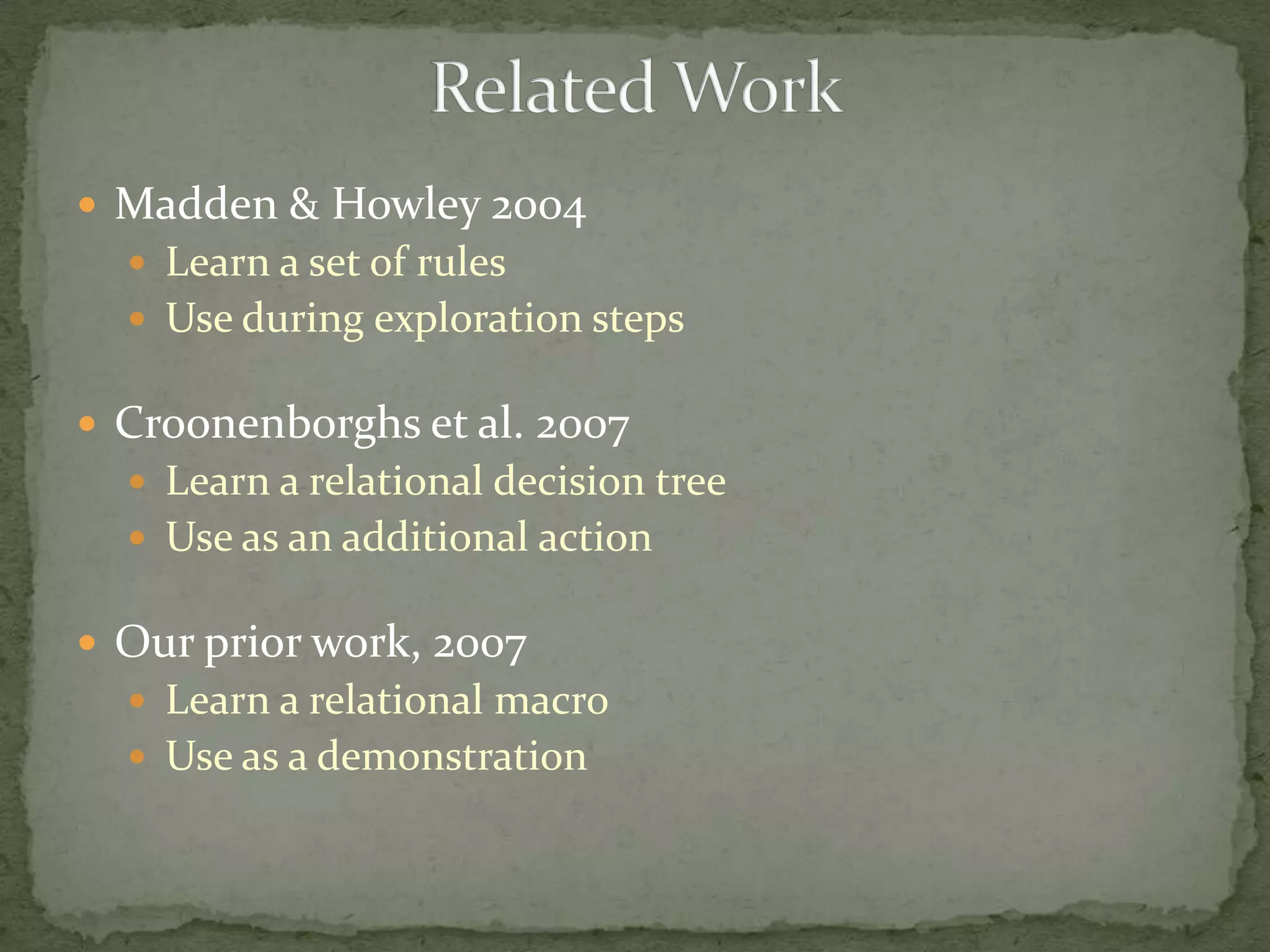 Relational Transfer In Reinforcement Learning Ppt Free Download