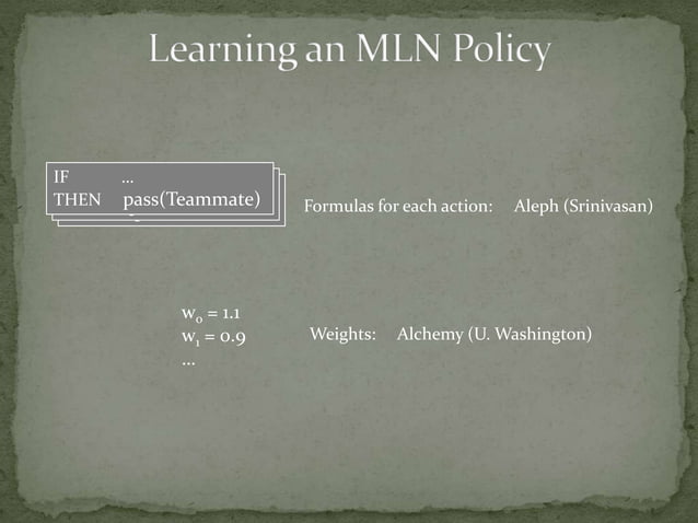Relational Transfer In Reinforcement Learning Ppt