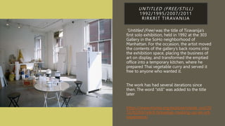 Relational Art Examples