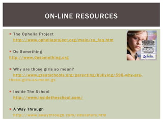 Relational Aggression | PPTX