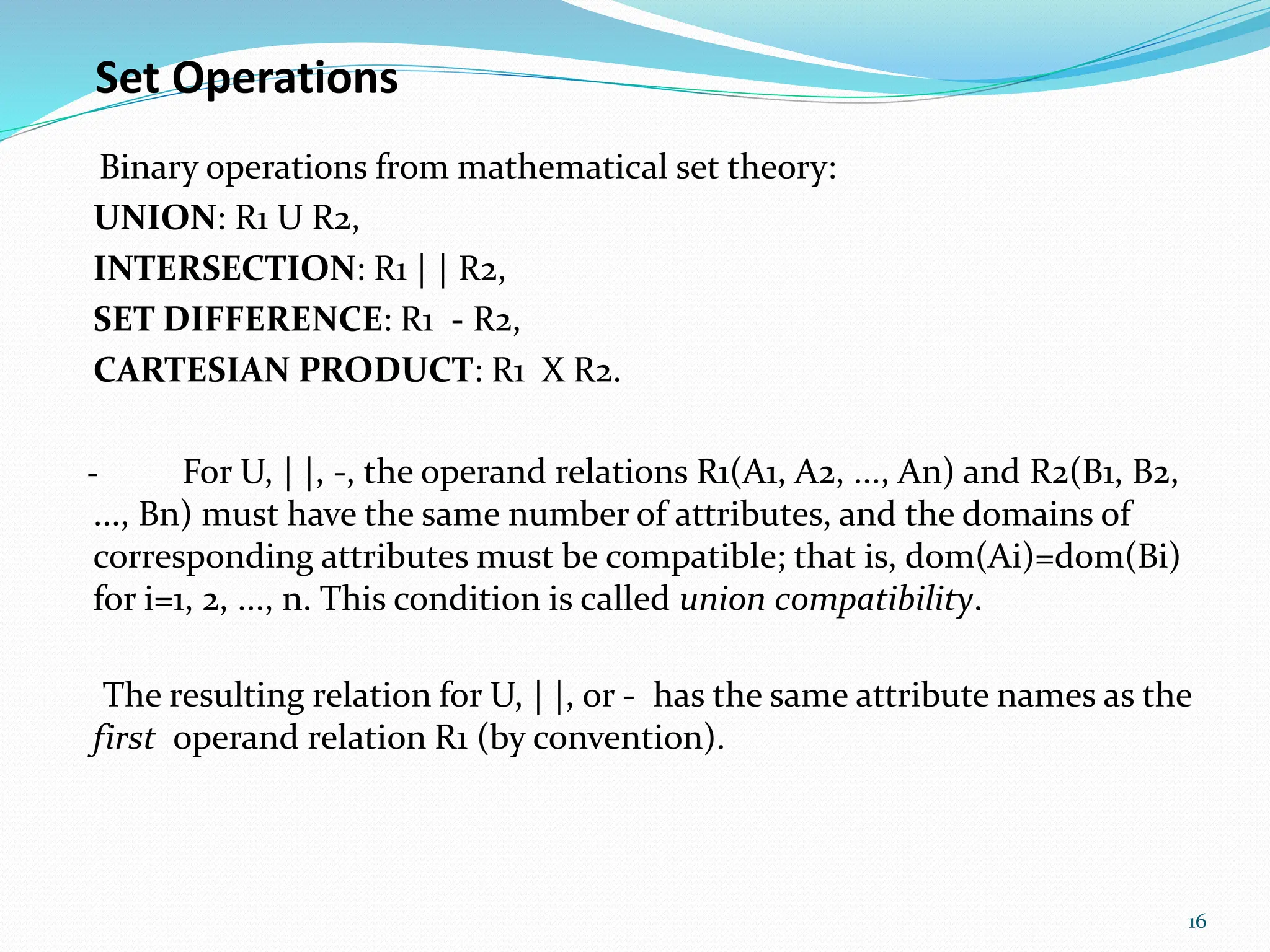 Relational Algebra.pptx for Module four | PPTX
