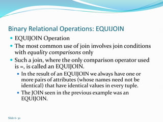 Relational Algebra.pptx for Module four | PPTX