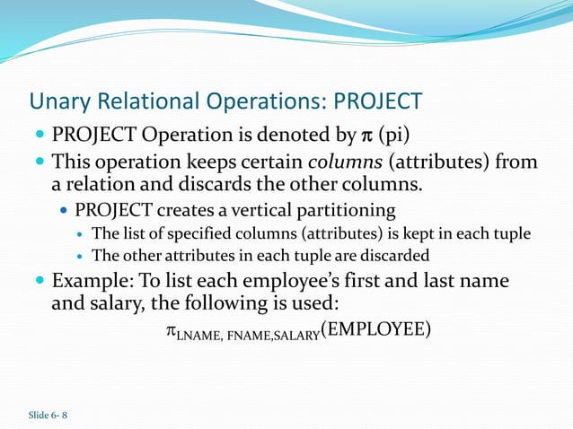 Relational Algebrapptx For Module Four Pptx Databases Computer Software And Applications