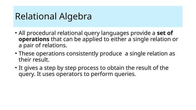 Datqbase management system: Relational Algebra.pptx