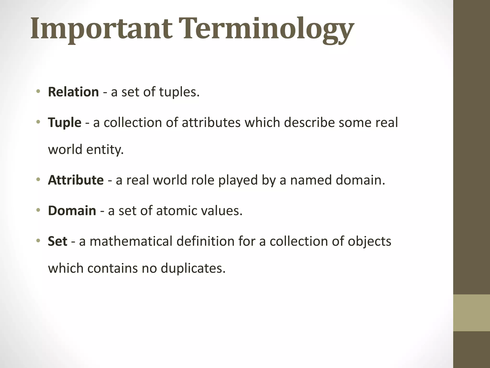 Relational Algebra Calculus Ppt