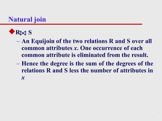 Relational algebra dbms (2130703) - 160920107003 | PPT