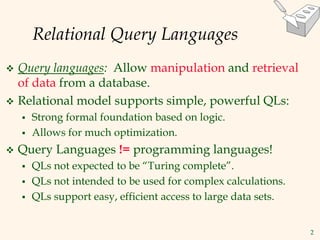 Relational Algebra and Calculus.ppt