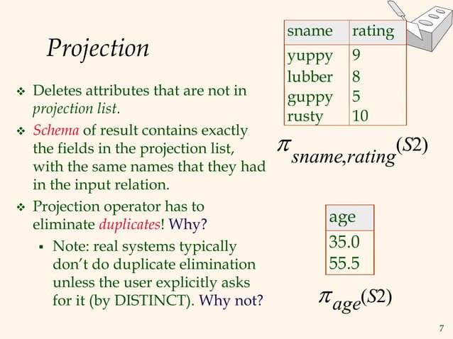 Relational Algebra and Calculus.ppt | Databases | Computer Software and Applications