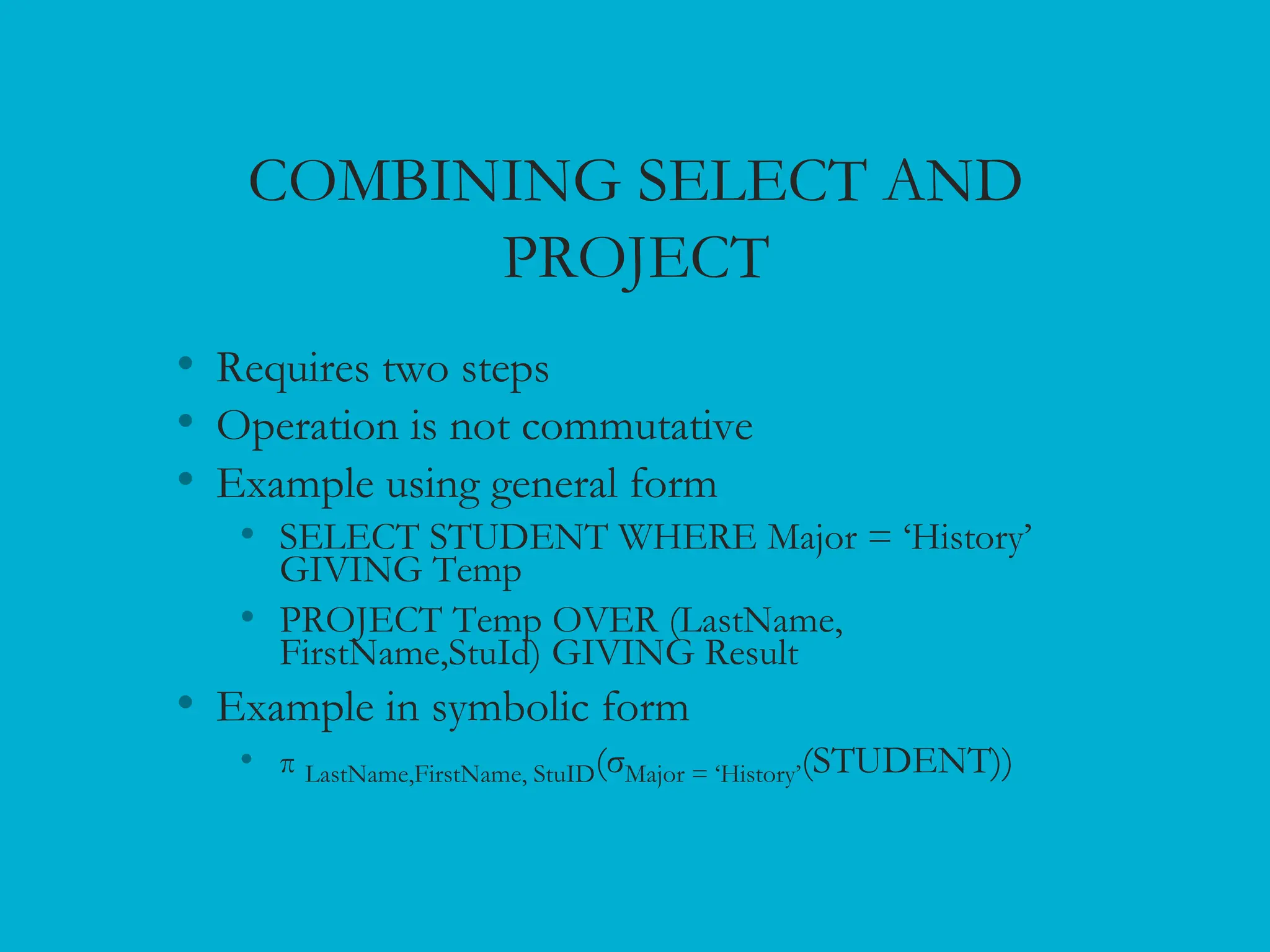 Relational_Algebra Database management system | PPTX
