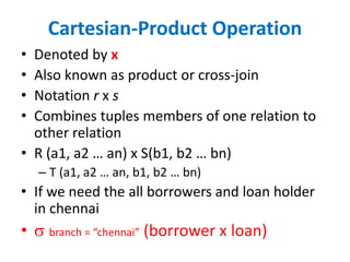 Relational algebra in dbms | PDF