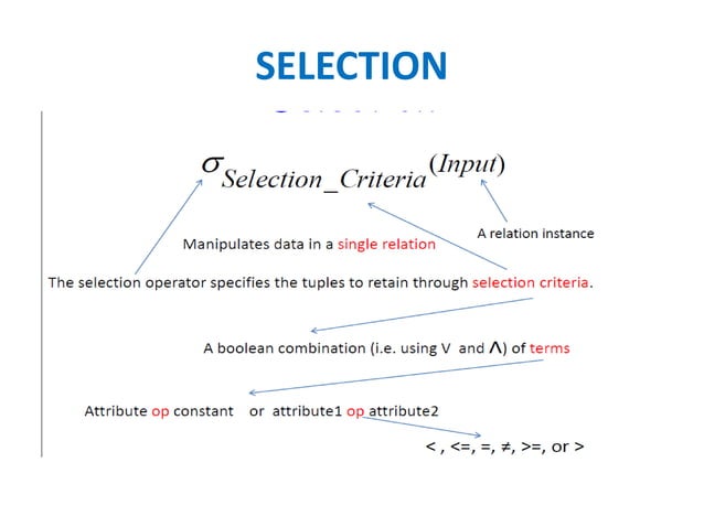 Relational algebra in dbms | PDF | Databases | Computer Software and ...