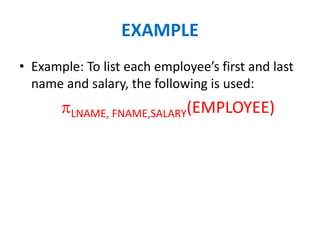 Relational algebra in dbms | PDF