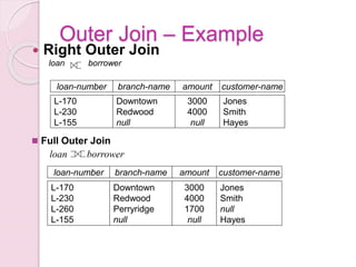 Relational algebra operations | PPT