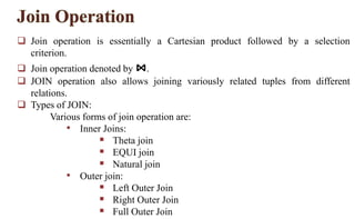 Relational algebra ppt | PPTX