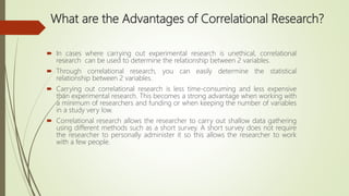 Relational and correlational research | PPTX