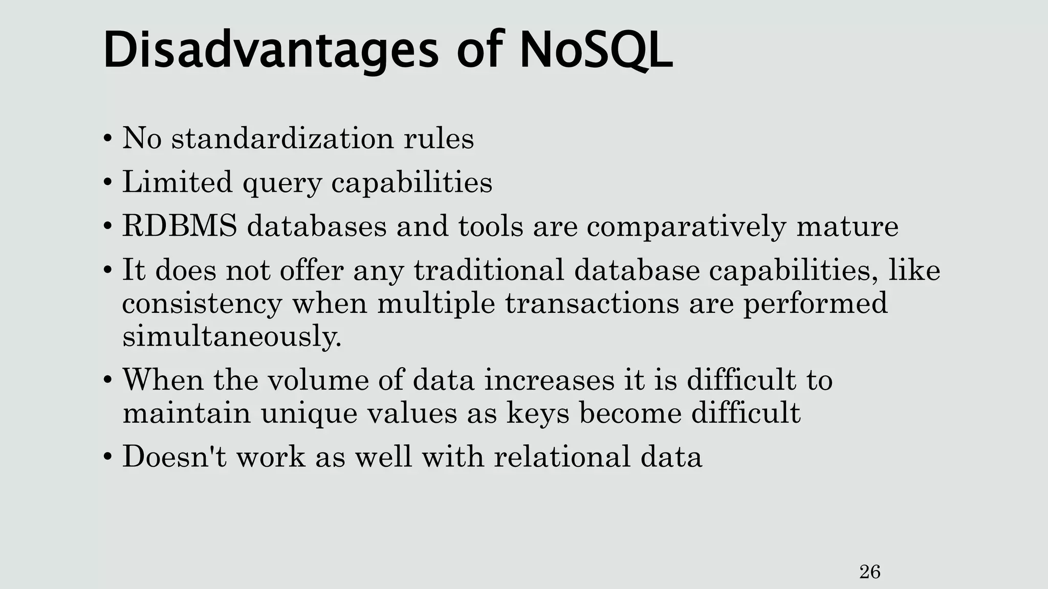 Relational and non relational database 7 | PPT