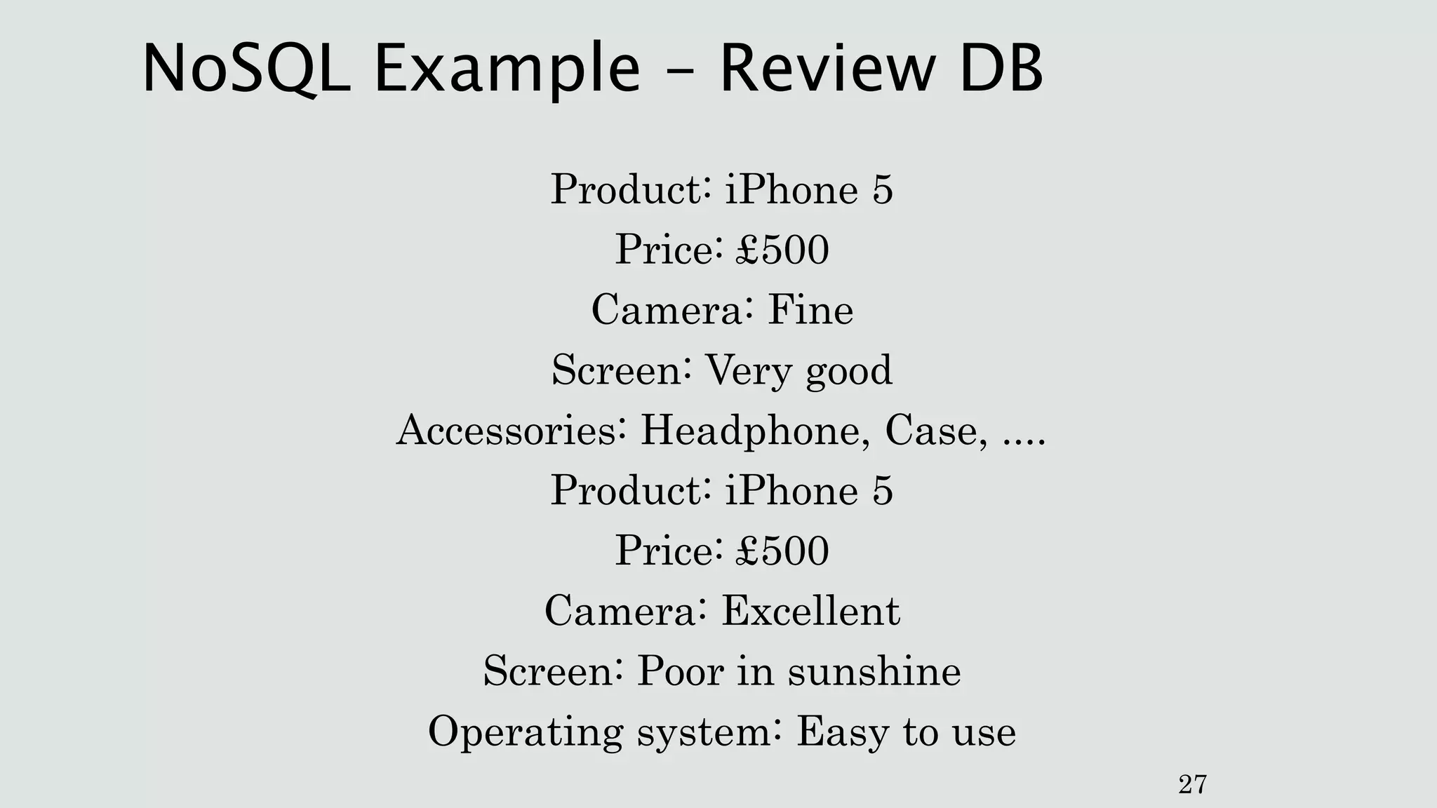 Relational and non relational database 7 | PPT