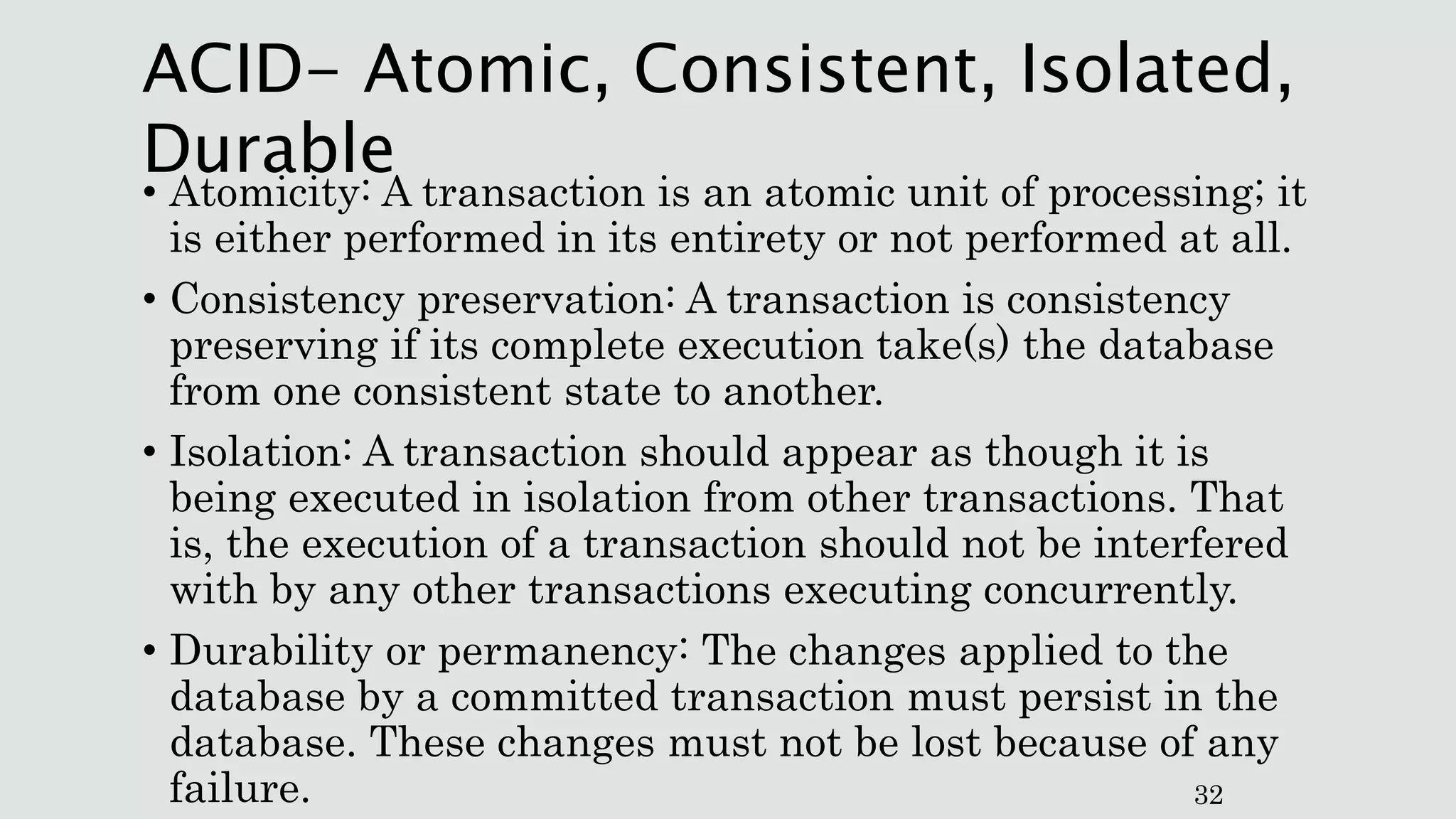Relational and non relational database 7 | PPTX