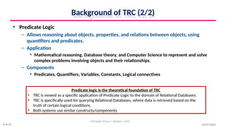 Relational Calculus in Database Management System | PPTX