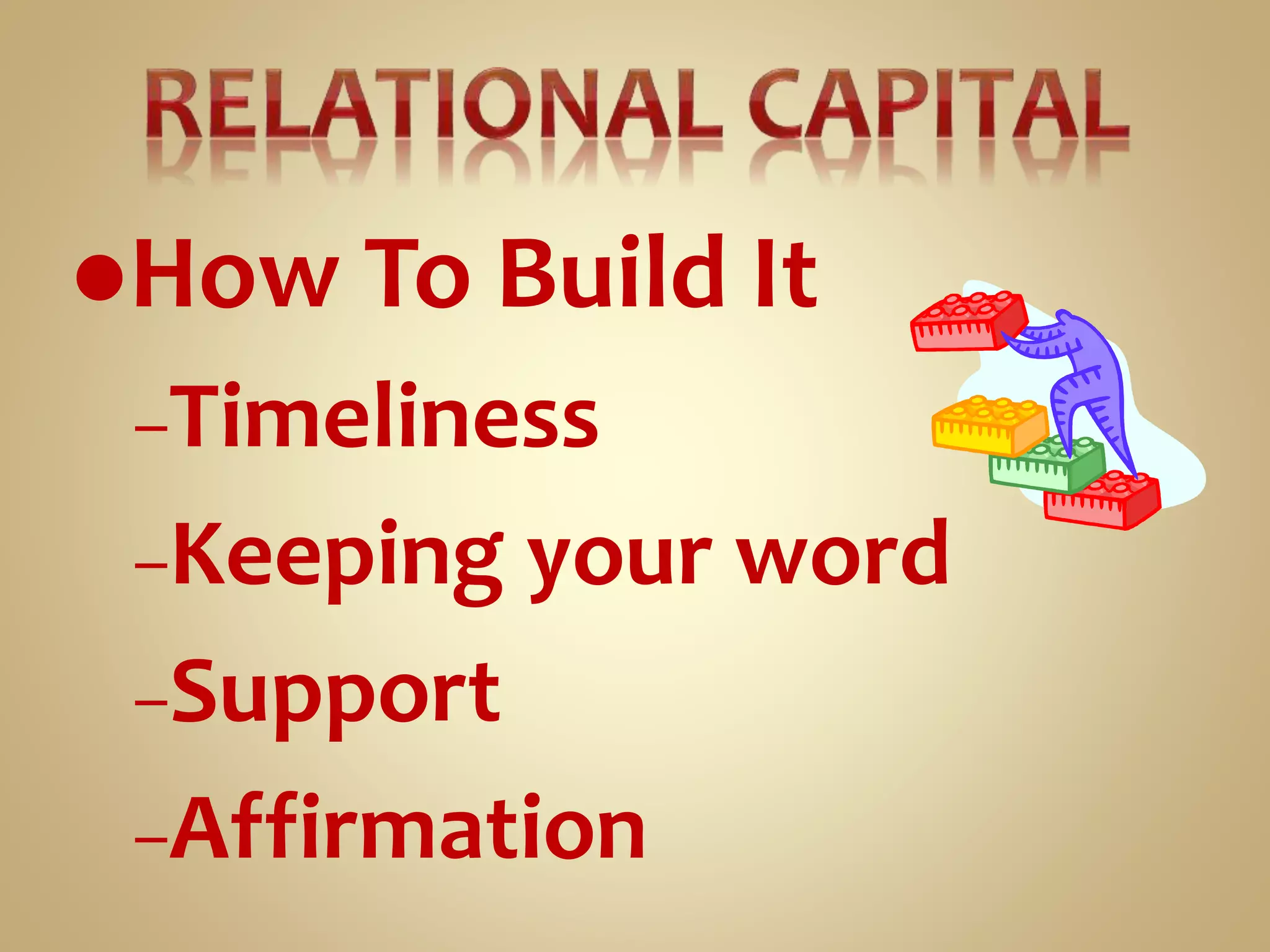 Relational capital | PPTX