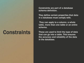 Relational database- Fundamentals | PDF