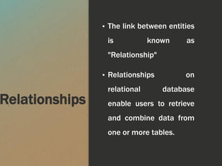 Relational database- Fundamentals | PDF