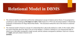 Relational database | PPTX