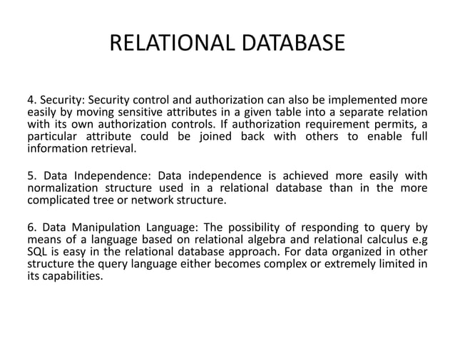 Relational database oracle | PPT