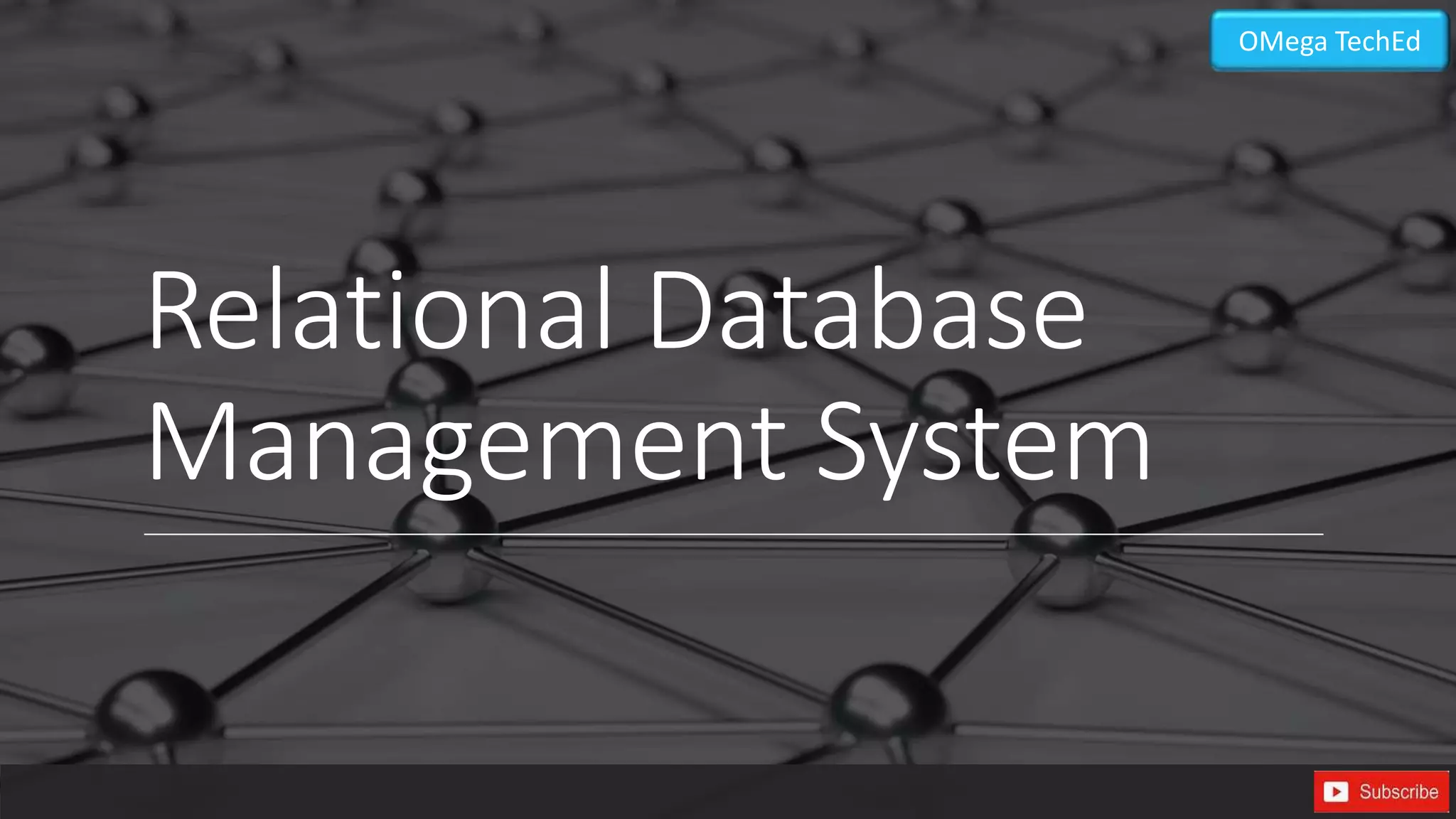 Relational Database Pptx Databases Computer Software And Applications