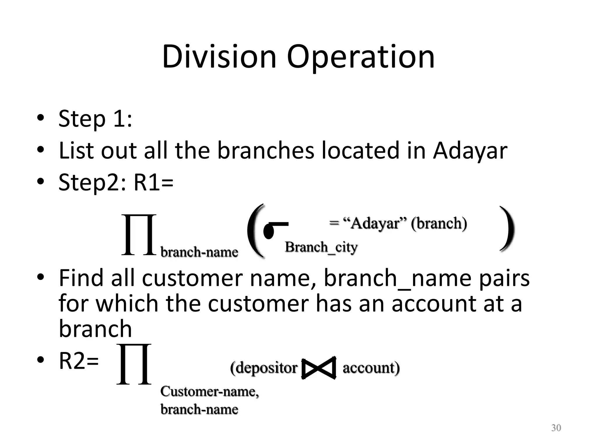 Relational Database and Relational Algebra | PDF | Databases | Computer Software and Applications