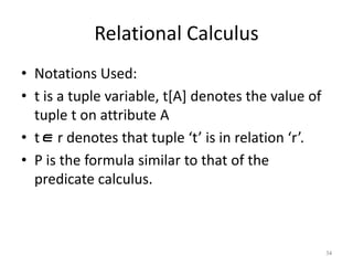 Relational Database and Relational Algebra | PDF