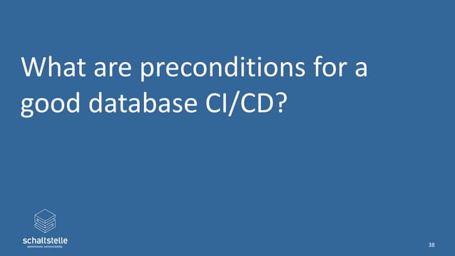 Relational Database CI/CD | PPT