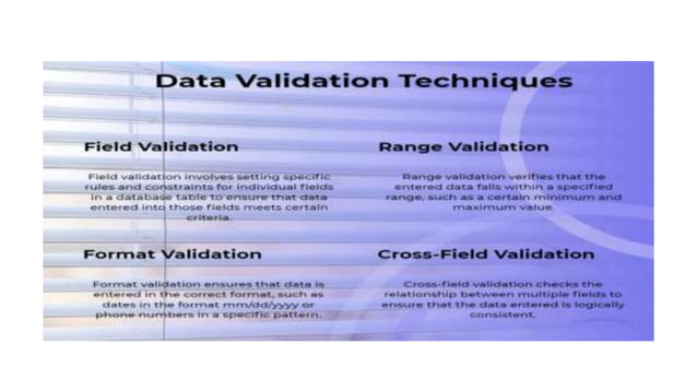 Relational Database Data Validation And Testing Part 4 Scpptx