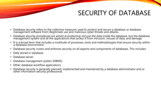 Relational database design | PPTX | Databases | Computer Software and Applications