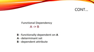Relational database design | PPTX | Databases | Computer Software and Applications