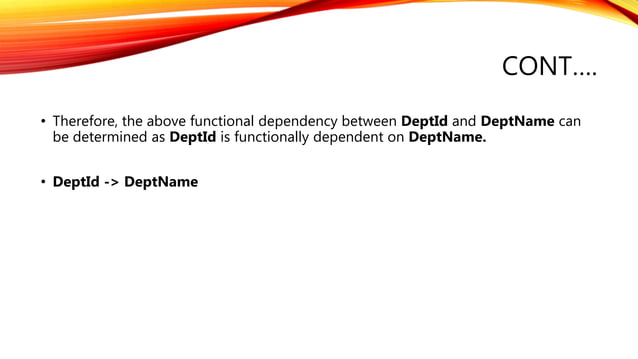Relational Database Design Ppt