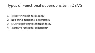 Relational Database design.pptx | Databases | Computer Software and Applications